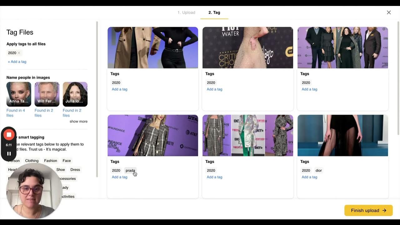 Tagbox tutorials: upload & tag assets - YouTube