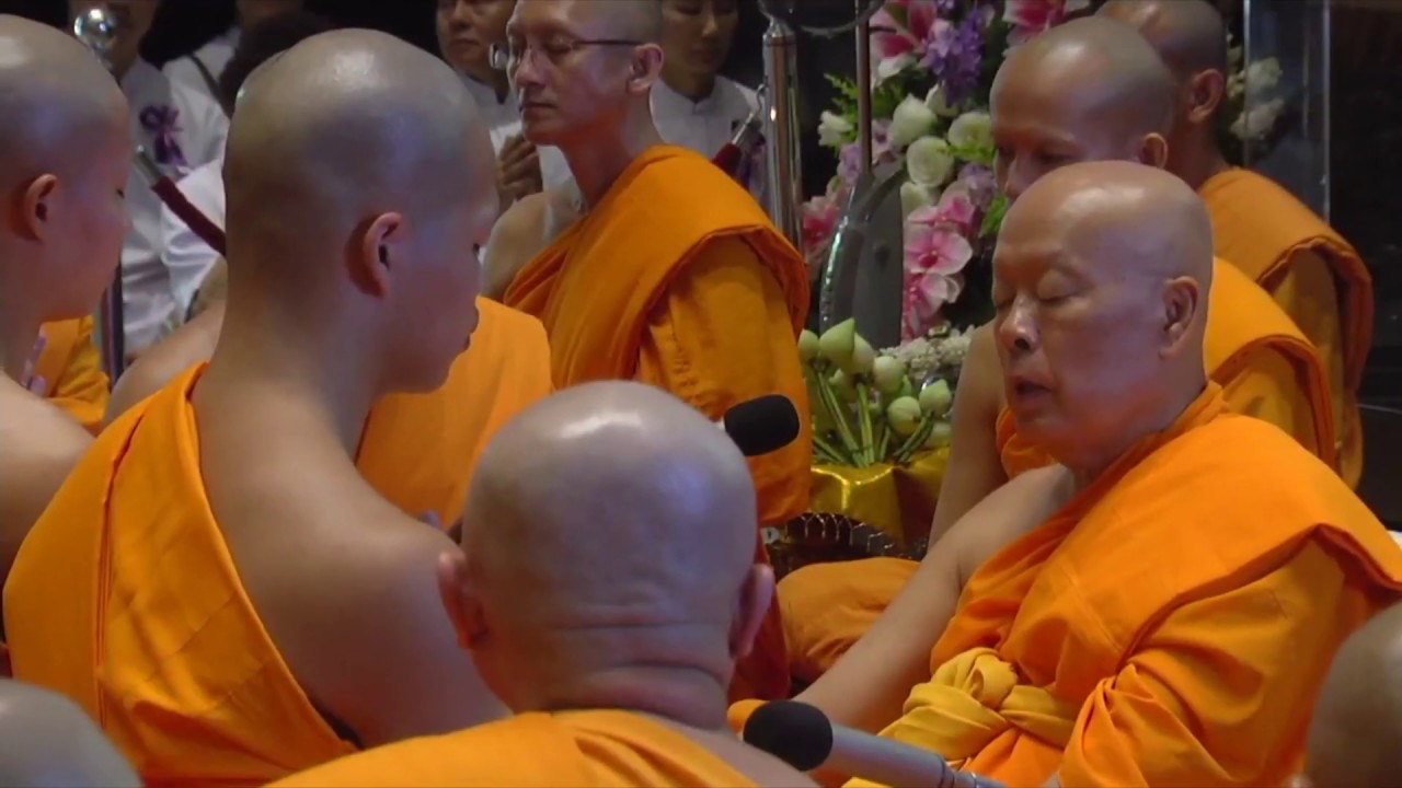 Higher Ordination (Upasampada, Acceptance as a Bhikkhu) - YouTube