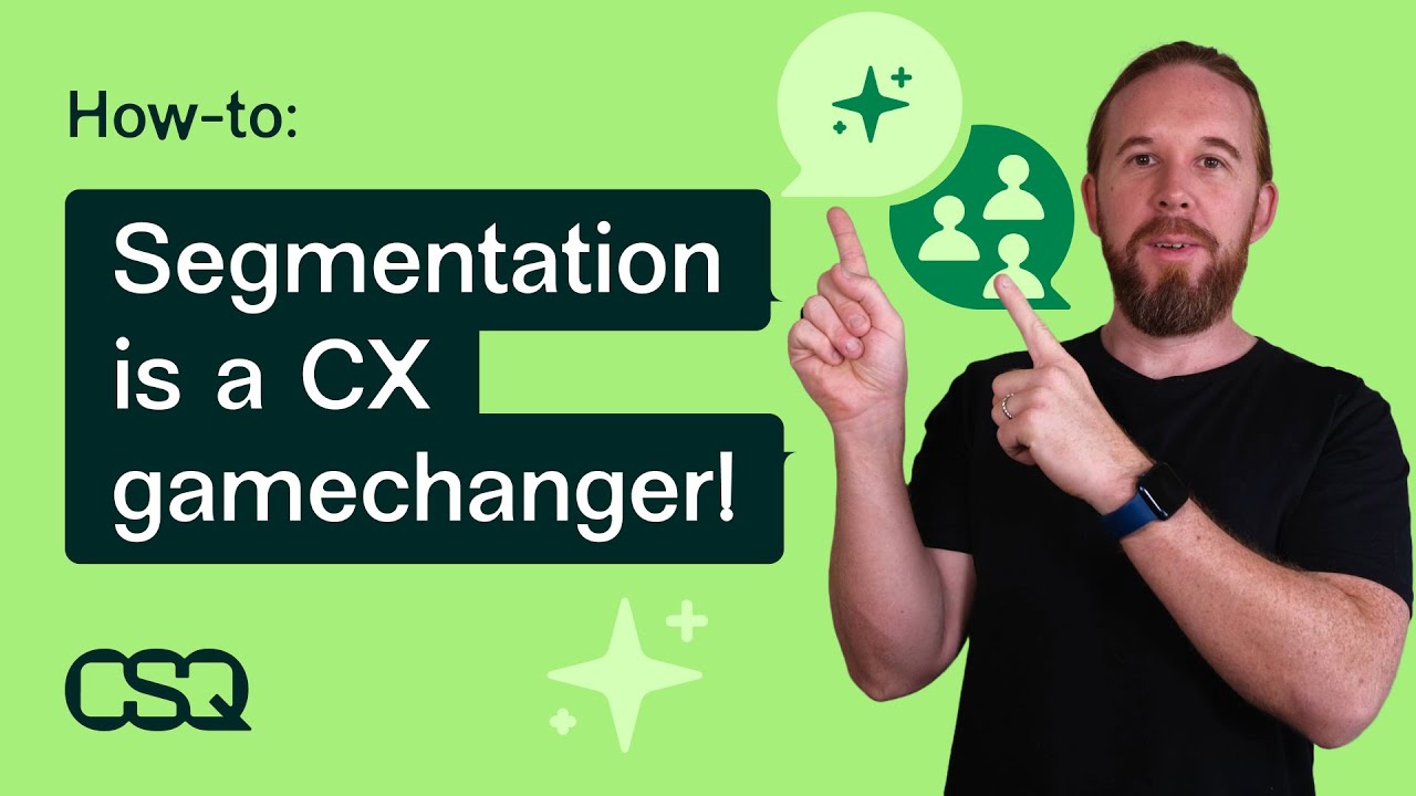 Just segment! Why grouping users changes your CX game - YouTube