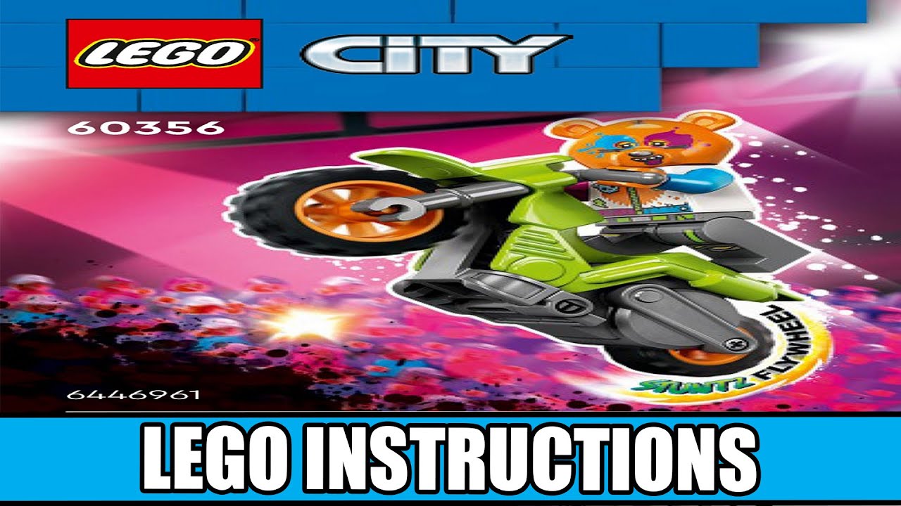 LEGO Instructions | City | 60356 | Bear Stunt Bike - YouTube