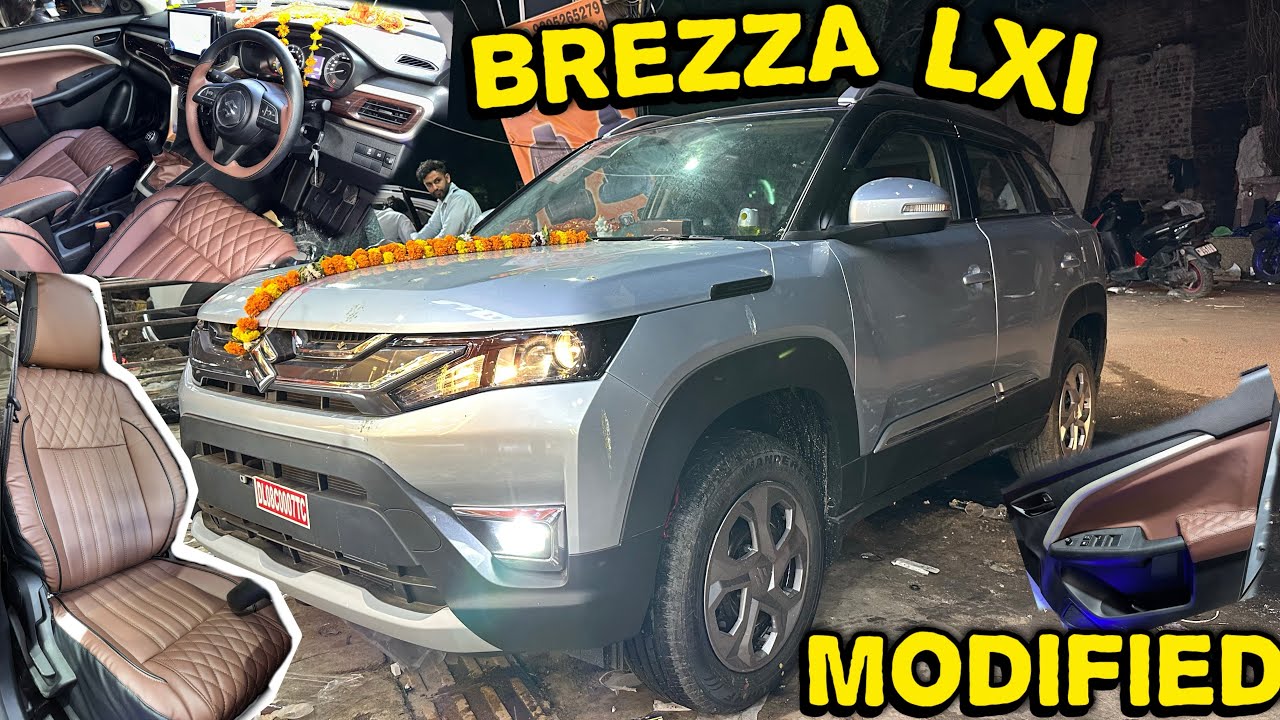Brezza LXi Modification Brezza Base To Top Model Modification with ...