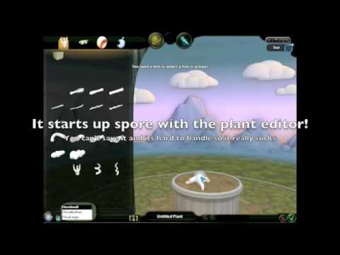 Spore-hidden plant and vehicle editor (Mac version) - YouTube