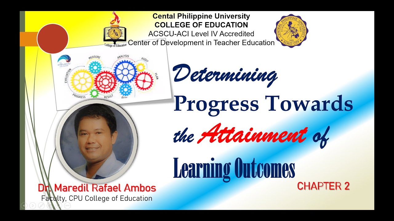 Determining Progress Towards the Attainment of Learning Outcomes - YouTube
