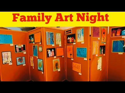 Family Art Night | Art Night at School | Art Event at School | Family ...