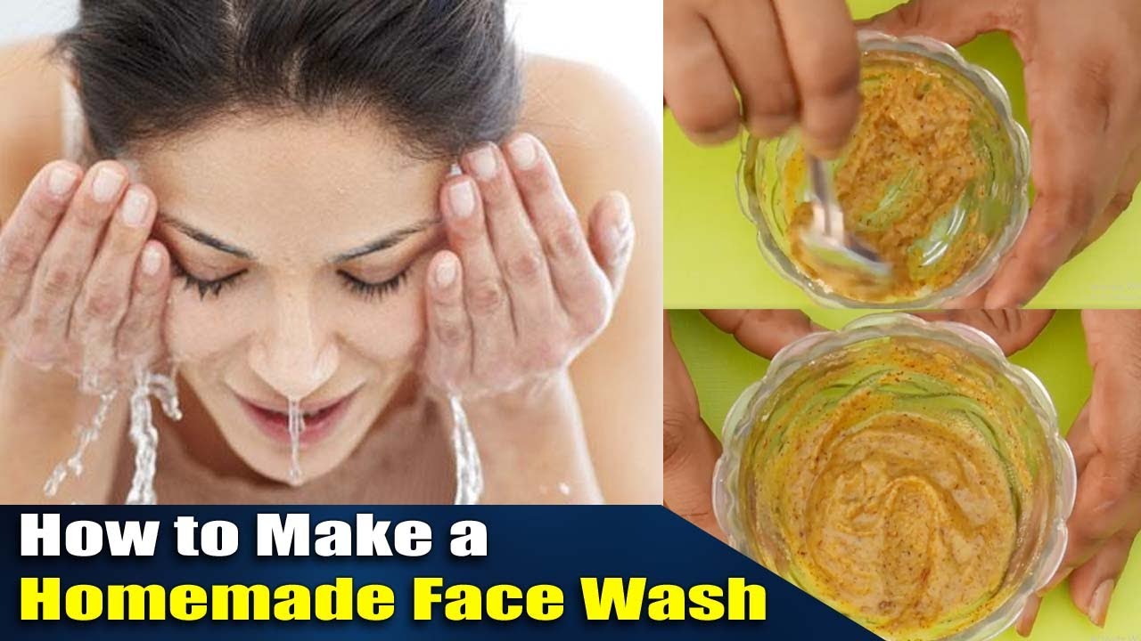 How to Make a Homemade Face Wash ? | Health and Safety - YouTube