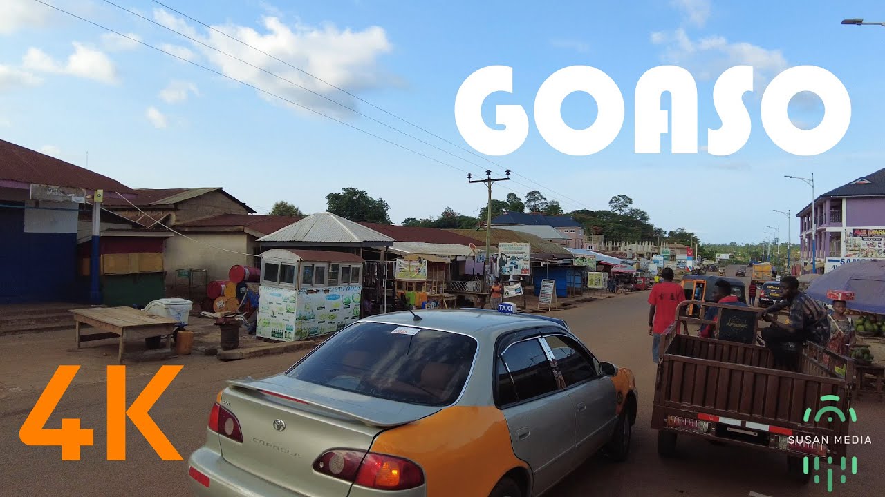 At Goaso in the Asunafo North Ahafo Region of Ghana 4K - YouTube