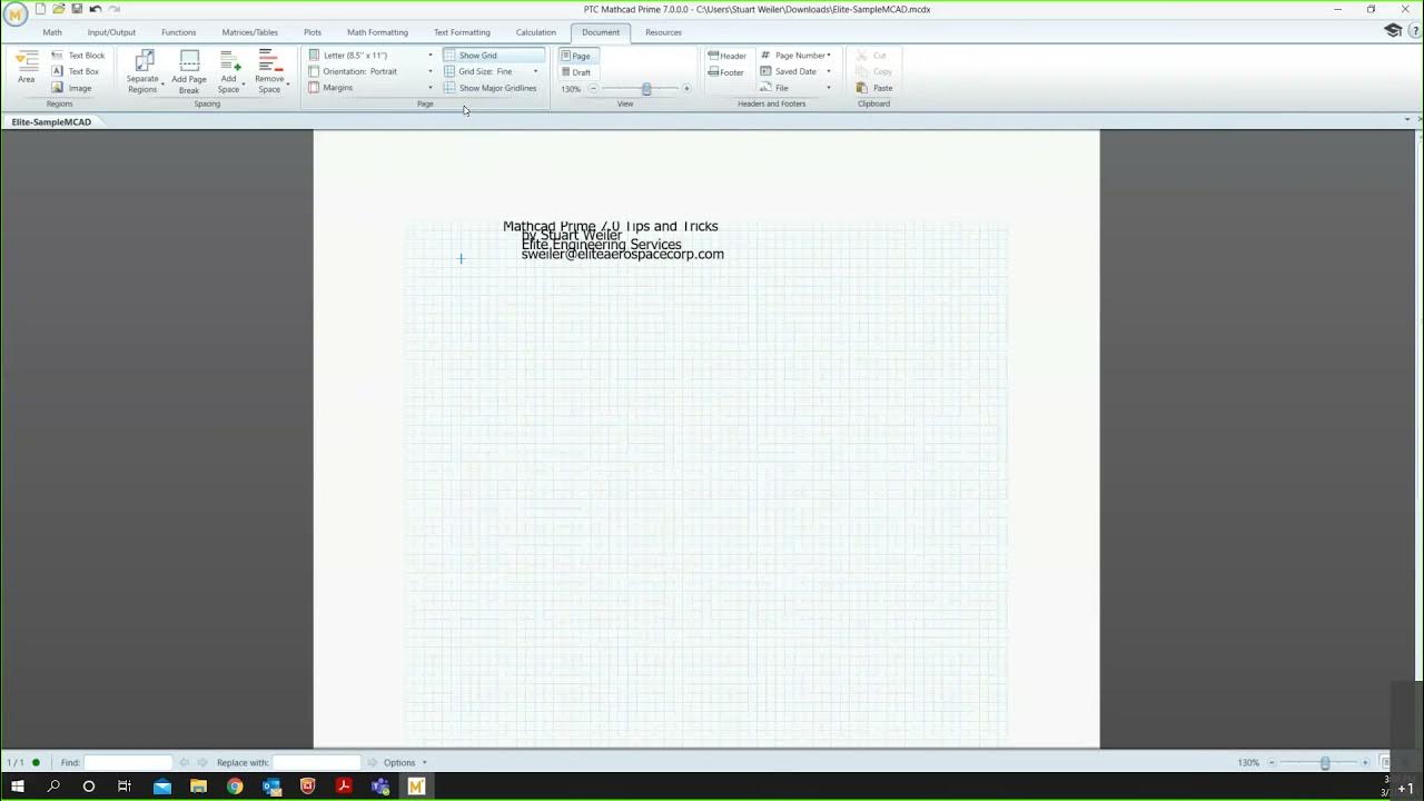 Mathcad tips and tricks 2 - YouTube