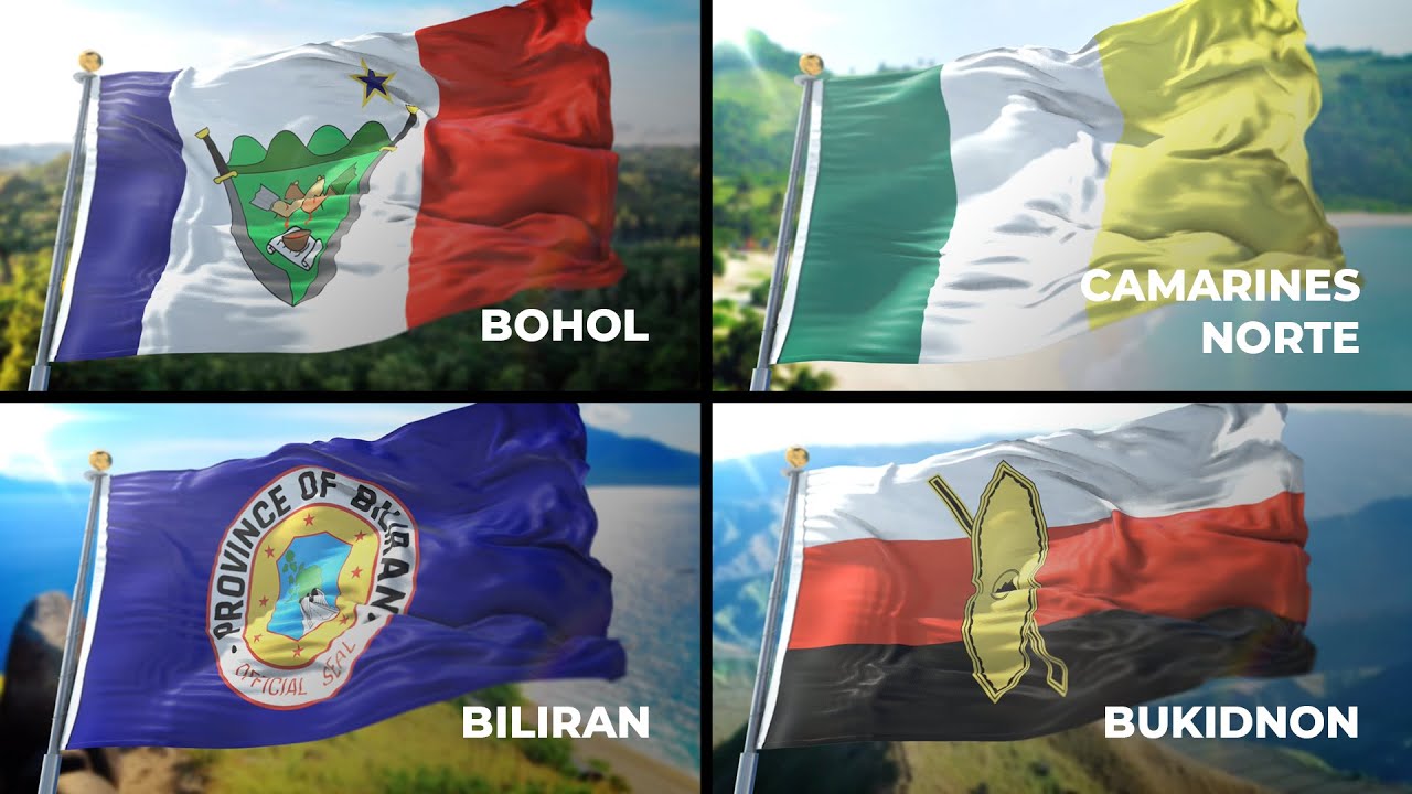 Flags of the 81 Philippine Provinces - YouTube