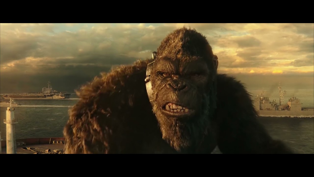 Ocean Battle (Part 1) (Without background music) - Godzilla vs Kong ...