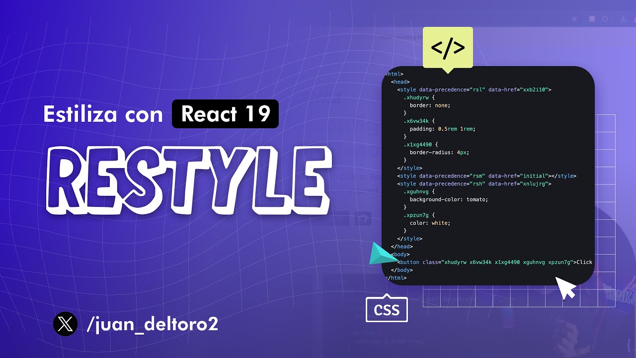 Restyle, y la nueva manera de inyectar estilos con React 19 - YouTube