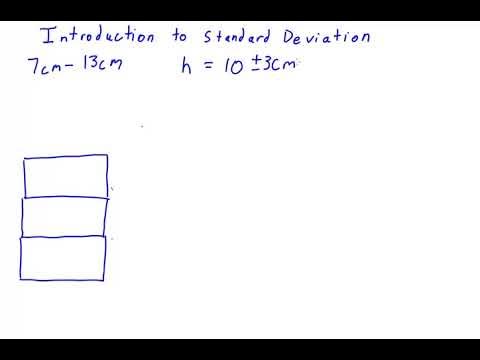 Standard Deviations Video 1 Introduction to Standard Deviation - YouTube