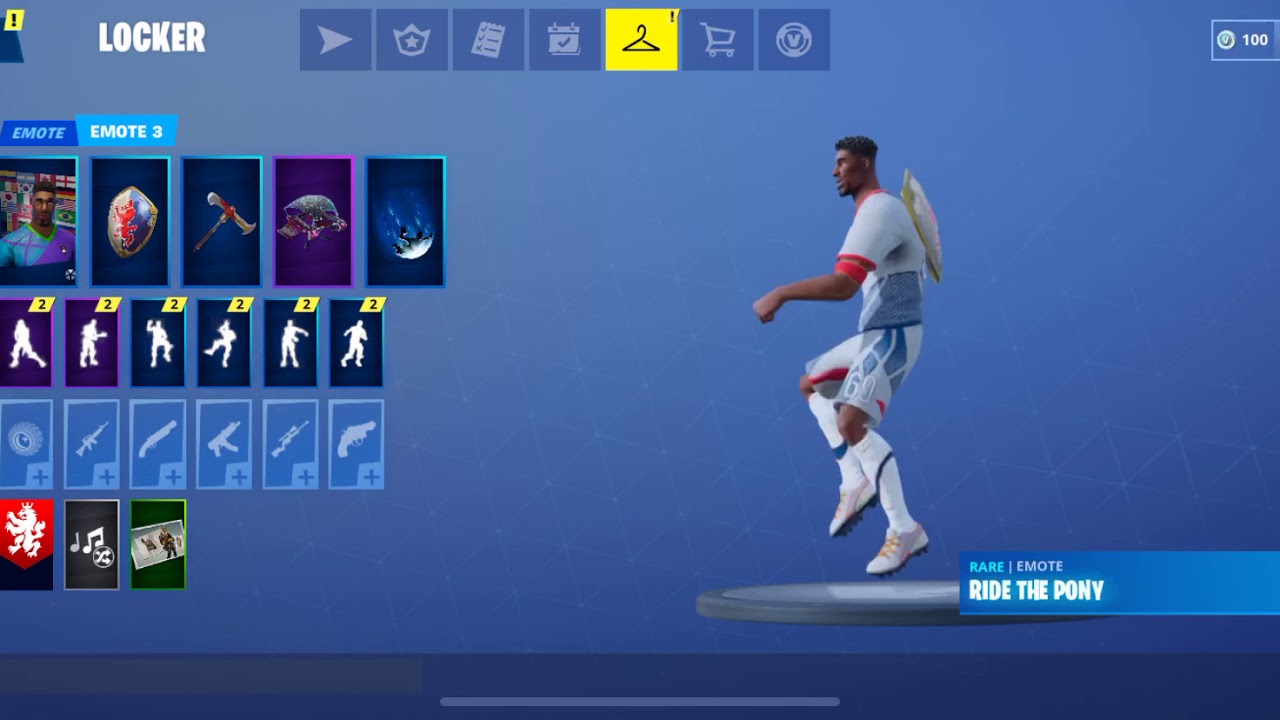 Ride the pony emote fortnite - YouTube