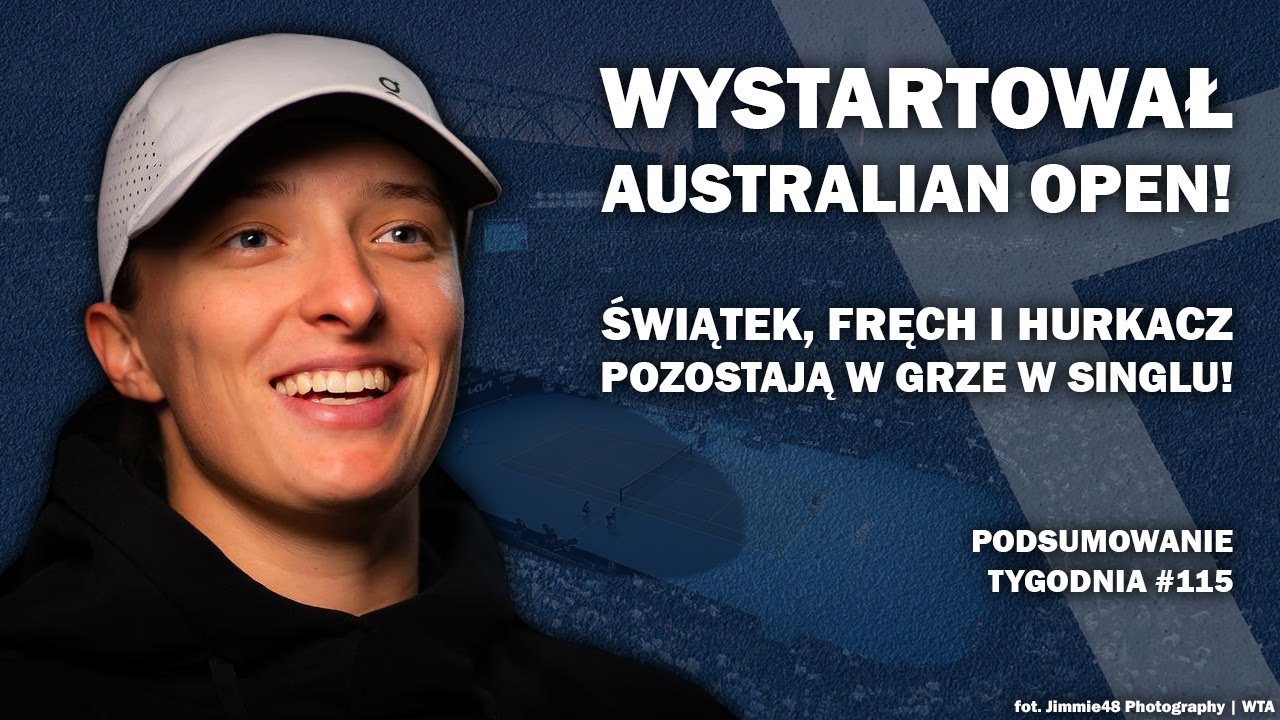 ŚWIĄTEK, FRĘCH I HURKACZ CIĄGLE W GRZE! TRWA AUSTRALIAN OPEN! Hawkeye ...