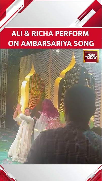 💃🕺Richa Chadha-Ali Fazal Wedding: Soon-To-Be-Married Couple Dance On Ambarsariya #Shorts # ...