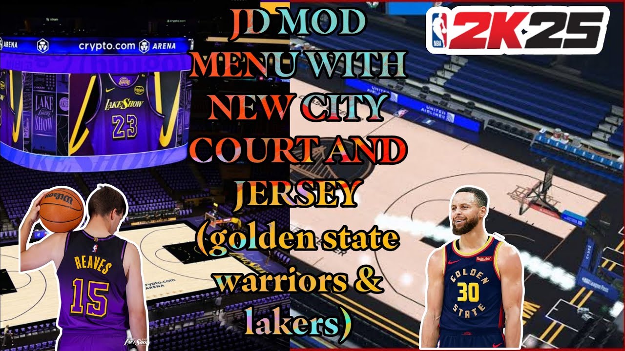 JD MOD MENU WITH NEW CITY COURT and JERSEY (golden state warriors ...