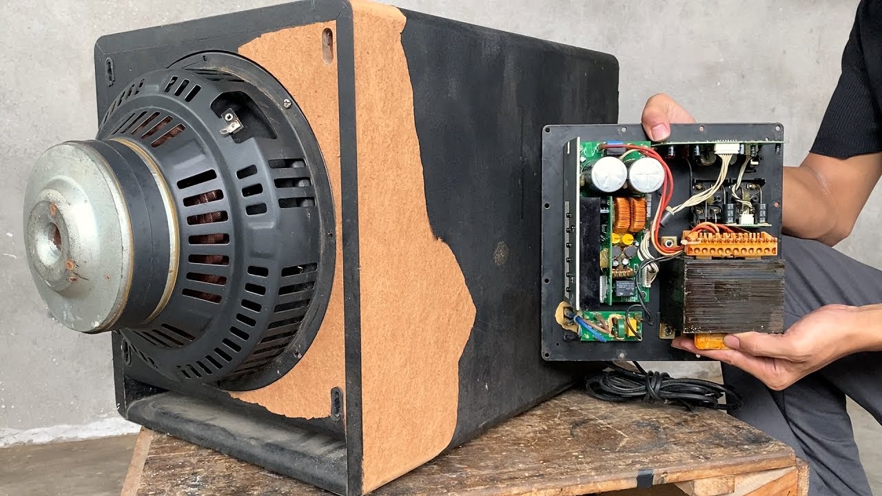 Restoration professional sound systems direct-radiating bass-reflex ...