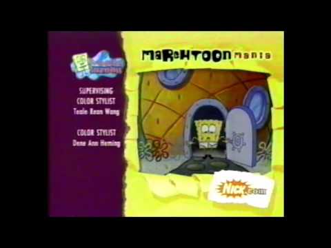 2000 Dec. Credits SpongeBob