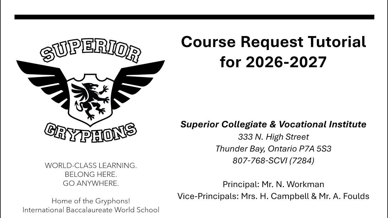 2026 2027 Superior CVI - Course Request Tutorial - YouTube