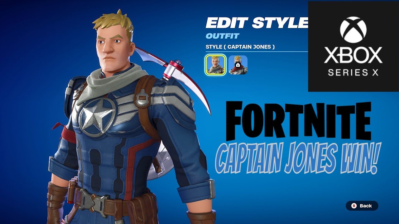 FORTNITE CAPTAIN JONES WIN ! XBOX CHAPTER 5 SEASON 4 - YouTube