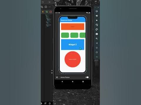 Flutter Check Responsiveness of your app #flutter #flutterdev - YouTube