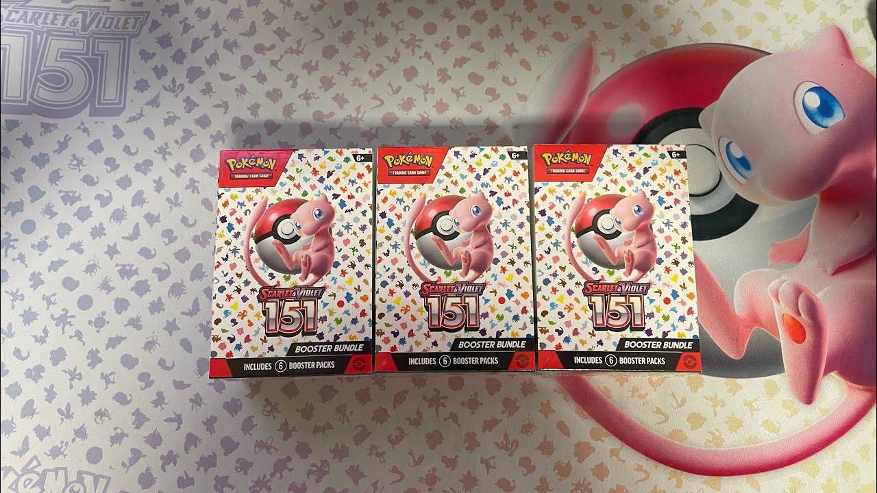 Opening up 3 Pokémon 151 Booster Bundles!!! (Great Pulls!) - YouTube