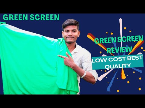 Green Screen Reviews Low Cost Best Quality Green parda - YouTube