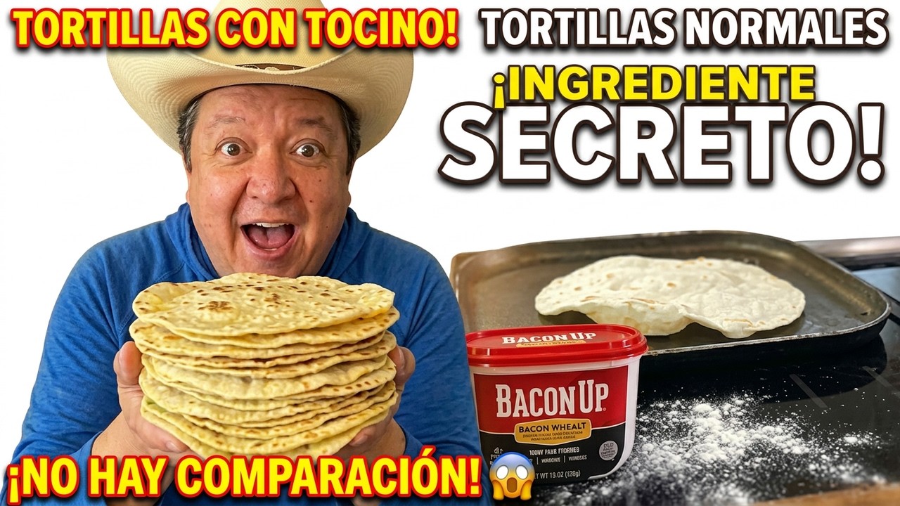 Tortillas con Manteca de Tocino vs Tortillas Normales, NO HAY ...