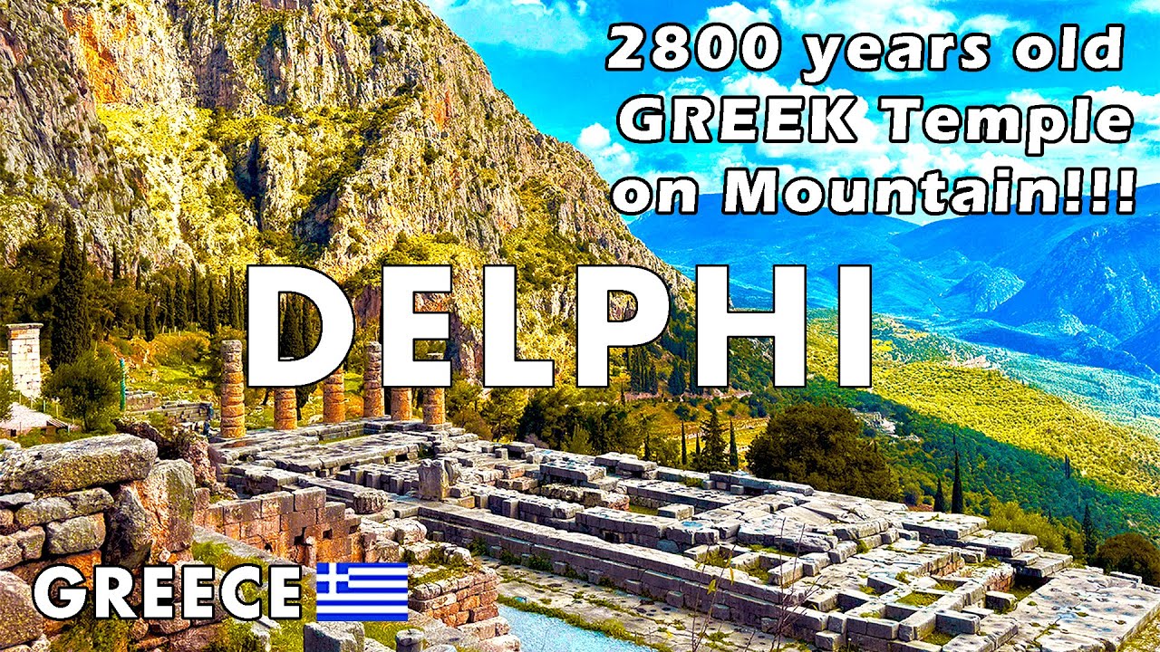 The Ancient Greek "Center of the Universe", Delphi, Hike to the Temple ...