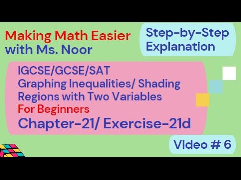 STP Math Chpater-21 Ex-21d How to write an inequality from a graph for ...
