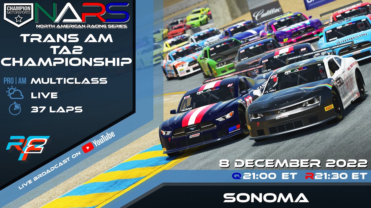 NARS Trans Am TA2 Championship - Sonoma - YouTube