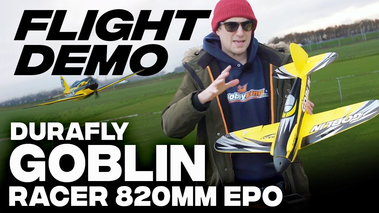 Flight Demo - Durafly (PNF) Goblin Racer 820mm EPO - YouTube