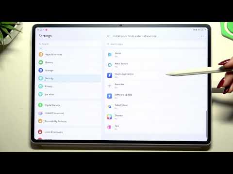 HUAWEI MatePad Air 2026 – Bilinmeyen kaynaklara izin nasıl verilir