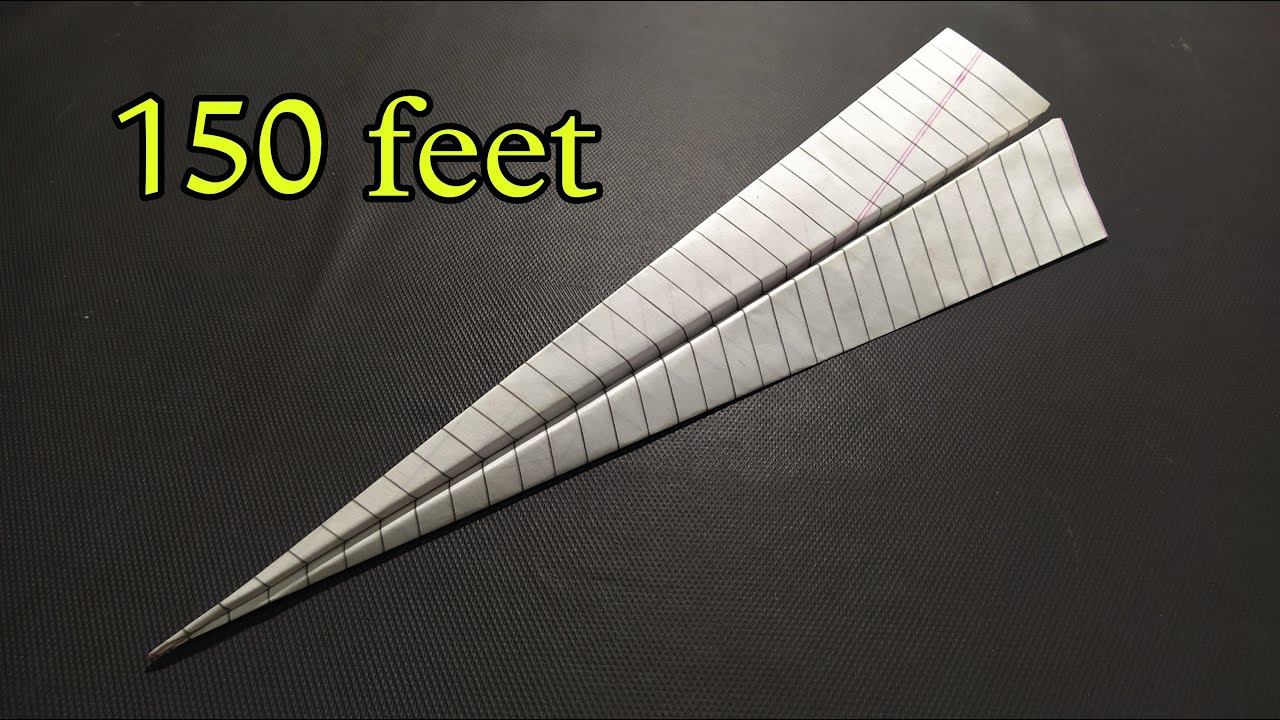 150 feet fly 💯 | how to make Paperplane origami 🔥 - YouTube