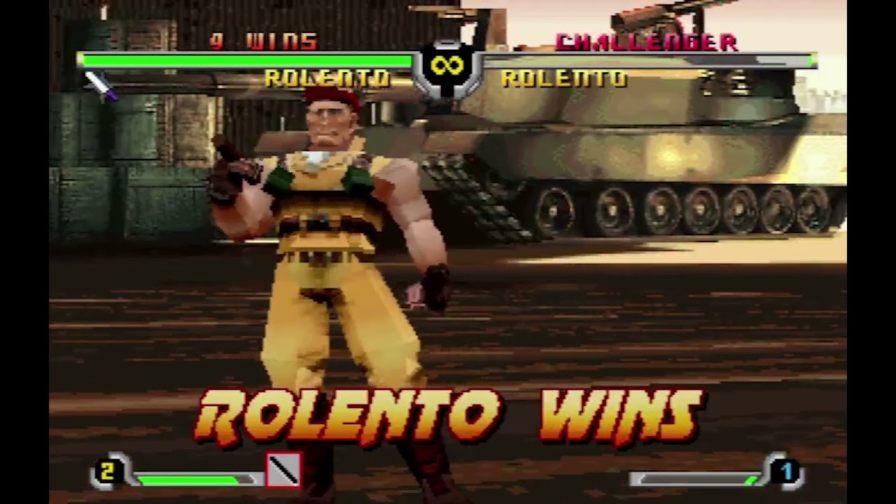 Final Fight Revenge - Rolento (Intro & Win Poses) - YouTube