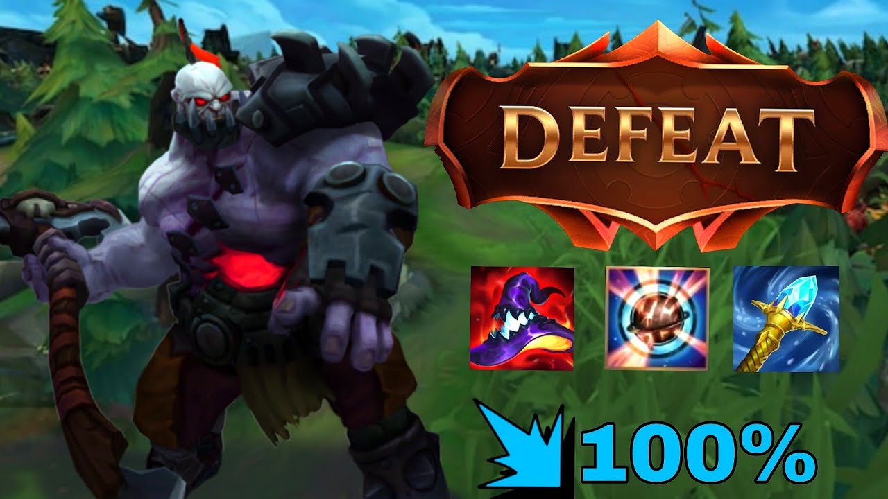 TROLL AP SION IS AUTO LOSE - WILD RIFT - YouTube