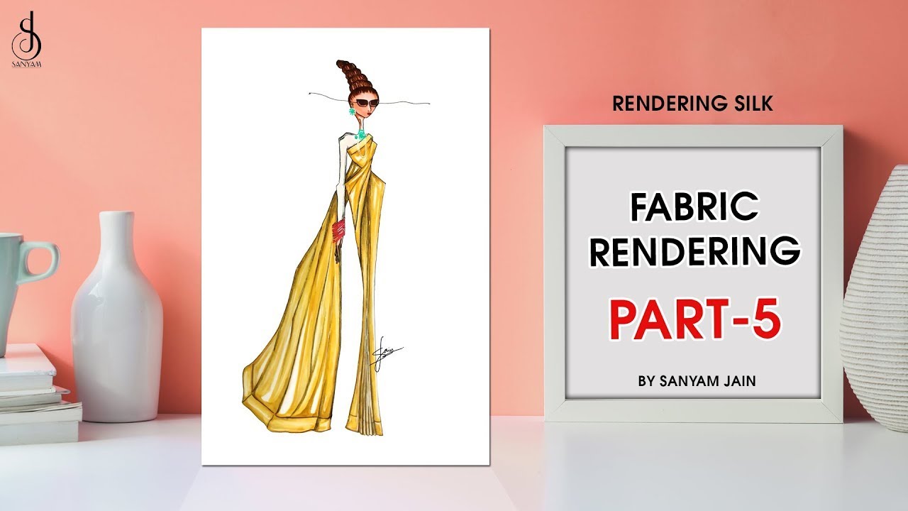 How To Render Silk Fabric Fashion Illustrations Fabric Rendering