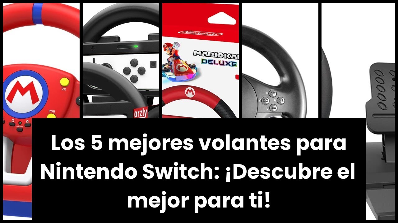 VOLANTE NINTENDO SWITCH: Los 5 mejores volantes para Nintendo Switch ...