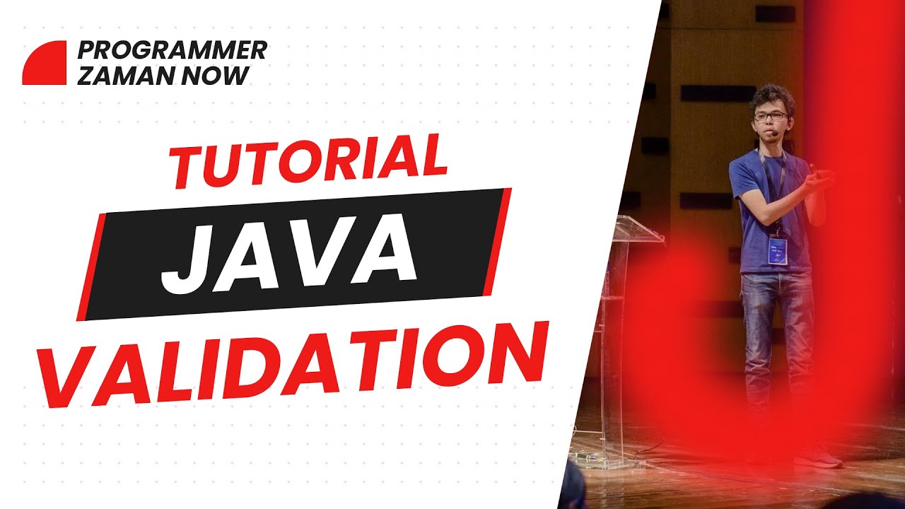 TUTORIAL JAVA VALIDATION (BAHASA INDONESIA) - YouTube