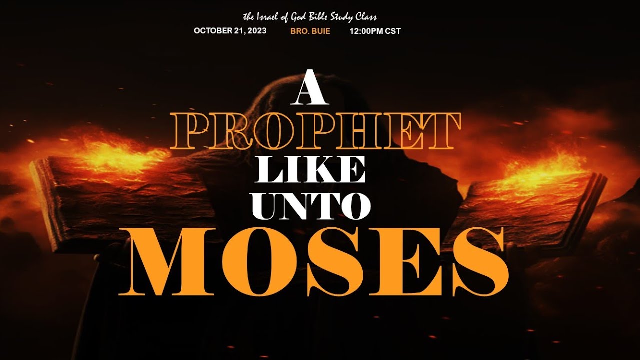 IOG - "A PROPHET LIKE UNTO MOSES" 2023 - YouTube
