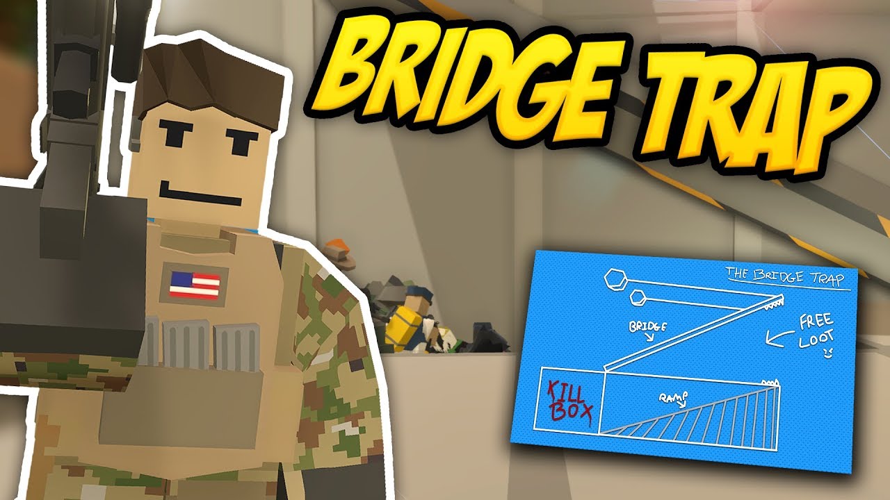 DRAW BRIDGE TRAP BASE - Unturned Traps | Easy Loot! - YouTube