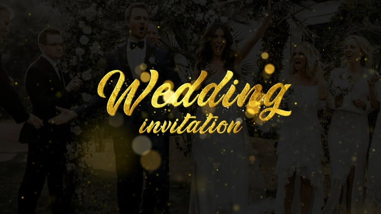 Wedding Invitation Video In After Effects | After Effect Tutorial ...