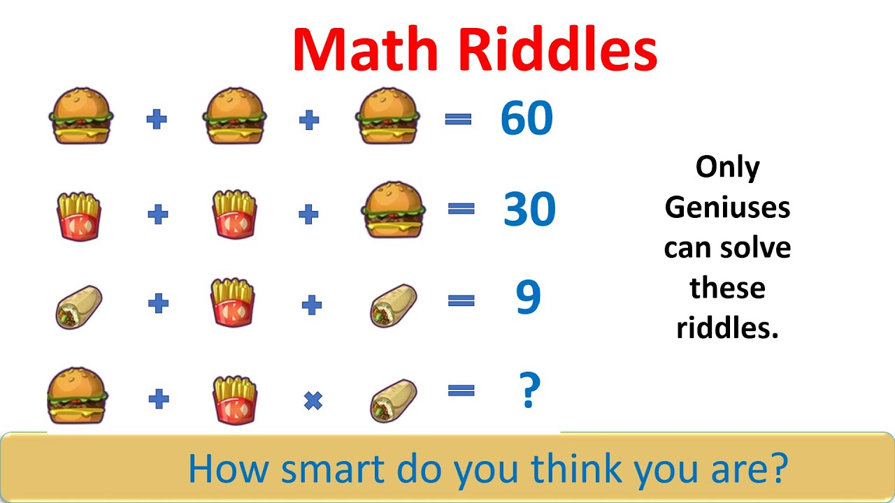 Mind-Bending Math Riddles to Challenge Your Brain. Only Genius Can ...