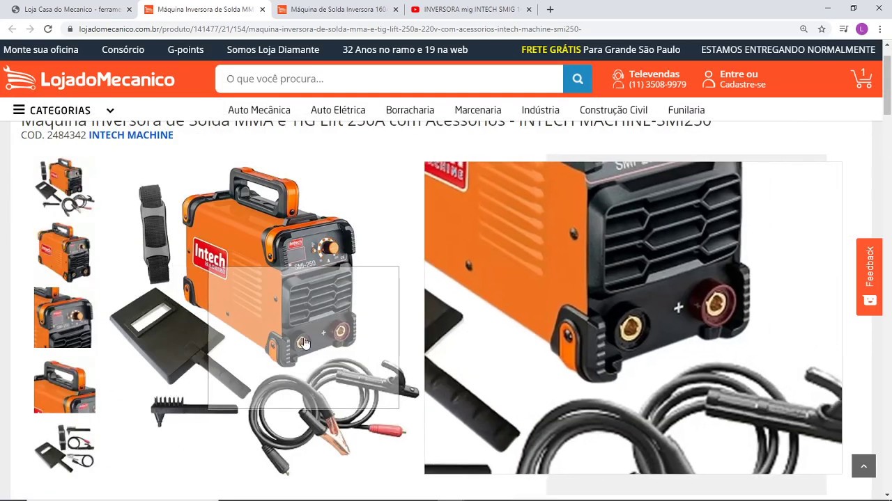 Dica de compra de duas Inversora Top INTECH MACHINE-SMIG160 e a INTECH ...