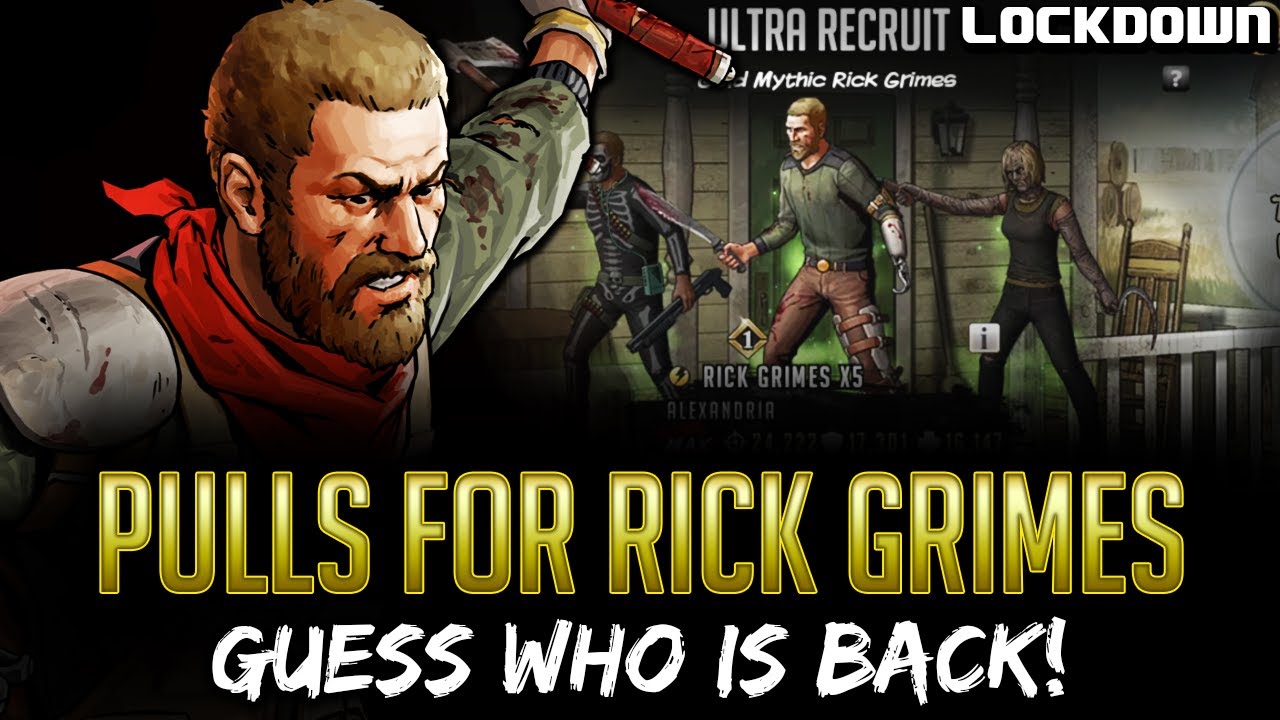 TWD RTS: Pulls for Rick Grimes, Guess Who's Back! The Walking Dead ...