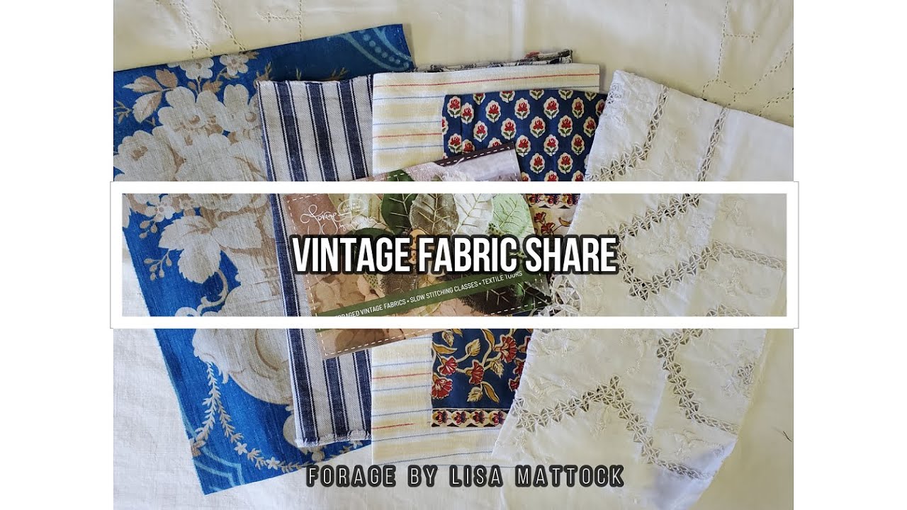 Vintage Fabrics | Lisa Mattock | Forage By Lisa Mattock #vintagefabrics ...