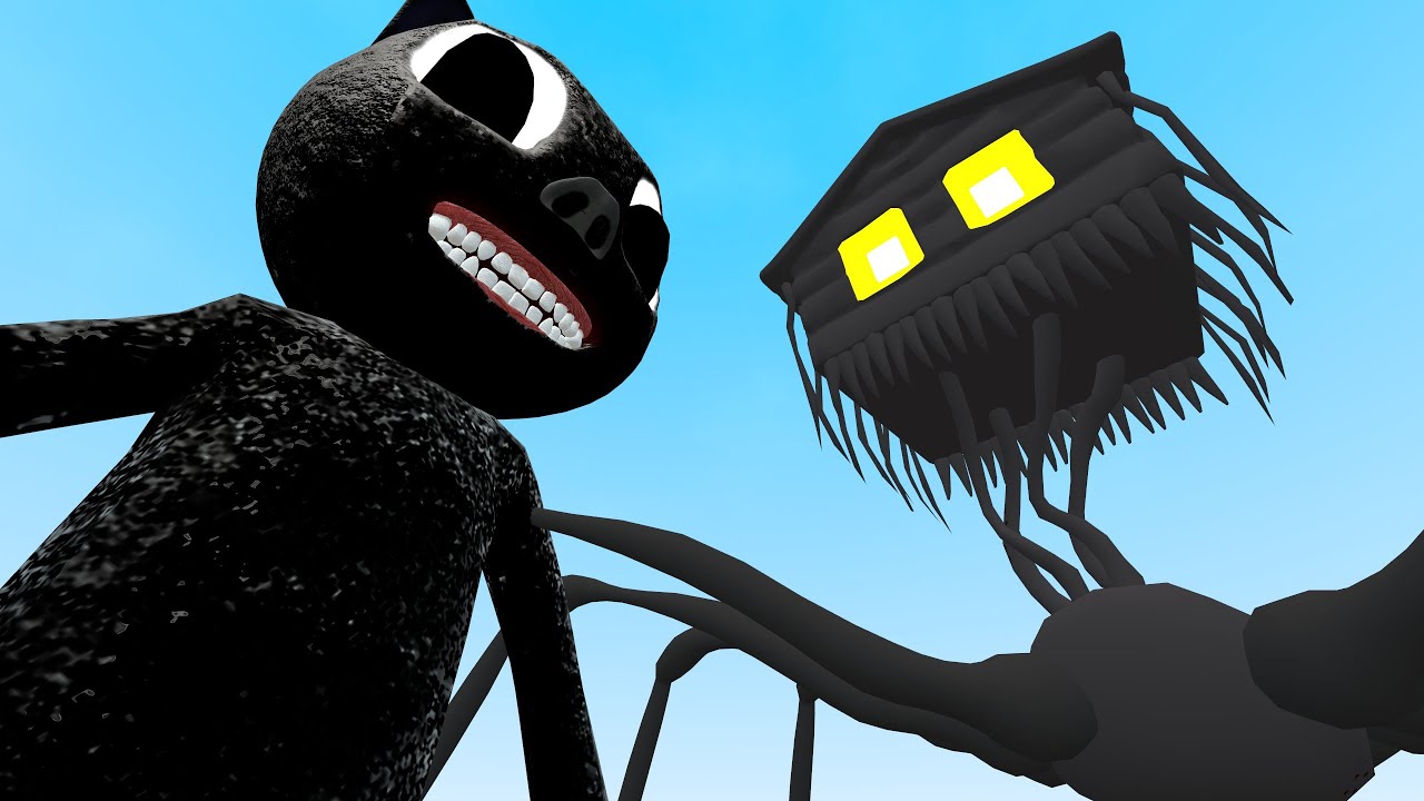 NEW HOUSE HEAD UPDATE VS CARTOON CAT!! Garry's Mod [Siren Head Cartoon ...