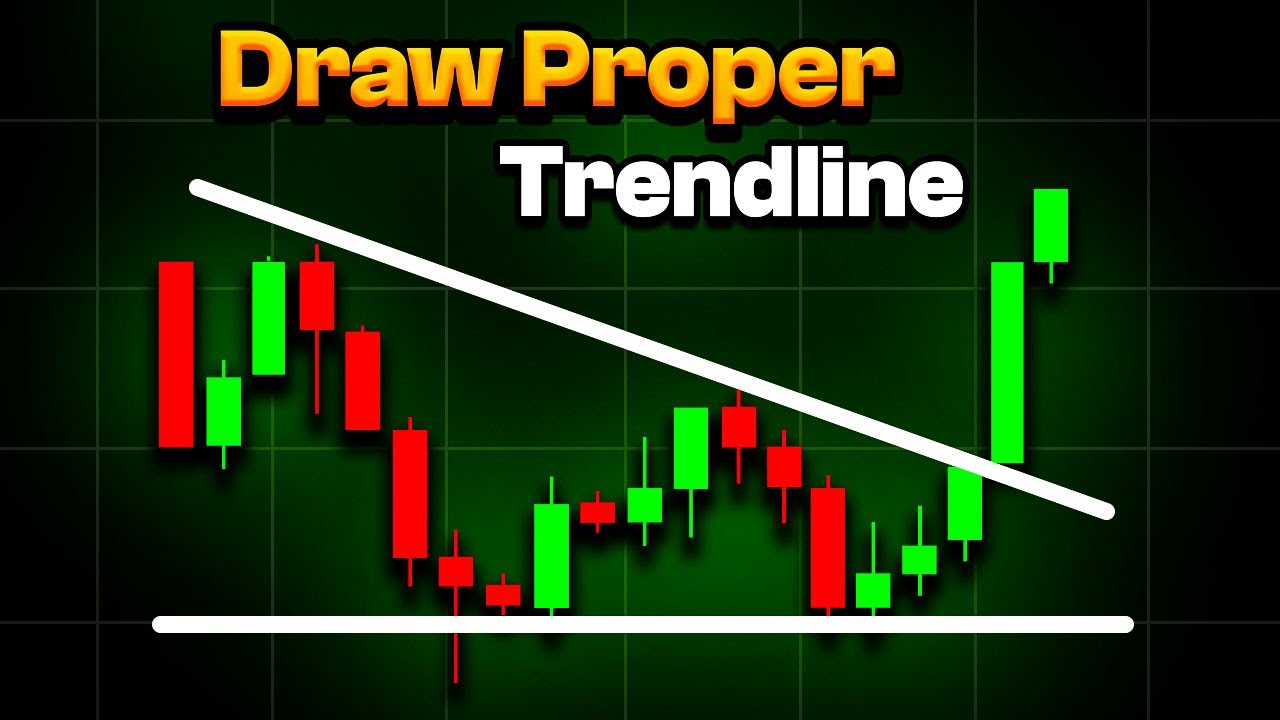 How To Draw Trend Line | Trend line trading Strategy - YouTube