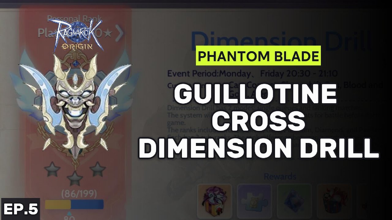 Guillotine Cross Dimension Drill Phantom Blade build PVP Ep.5 ...