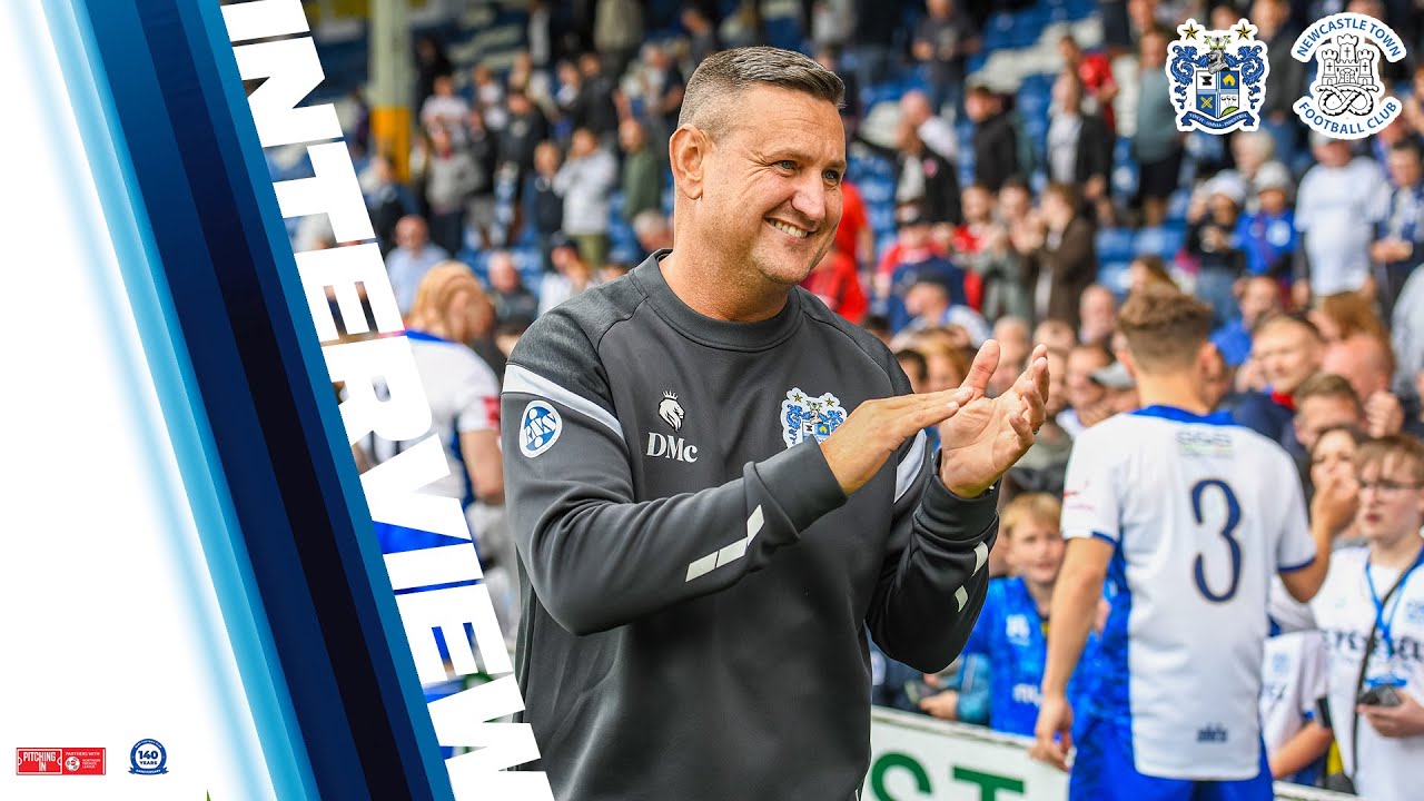 Dave McNabb - Newcastle Town (h) | Post Match Interview | Bury FC - YouTube