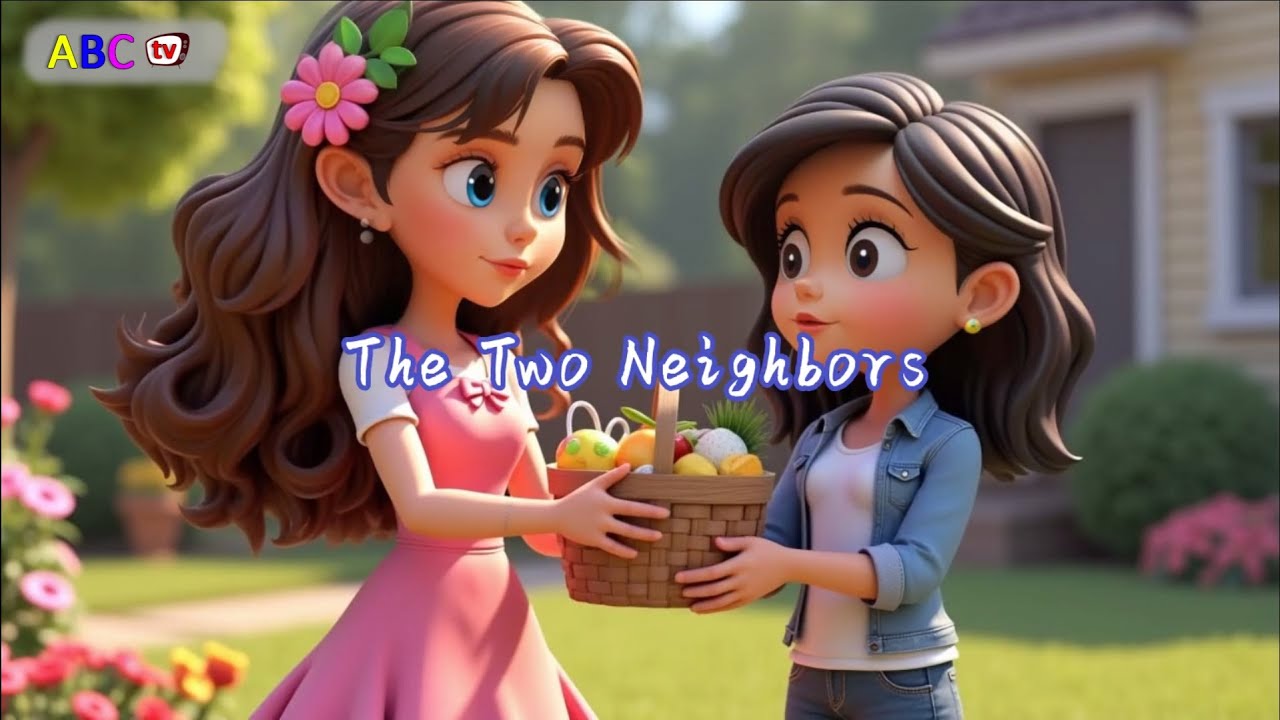 The Two Neighbors - No Jealousy - Kids Story - YouTube